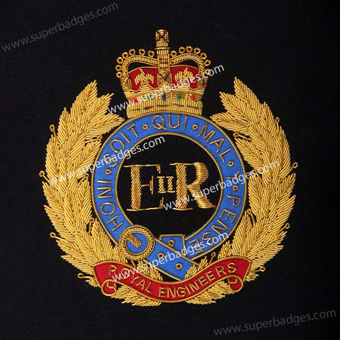 Royal Engineers Framed Badge - Super Badge Works